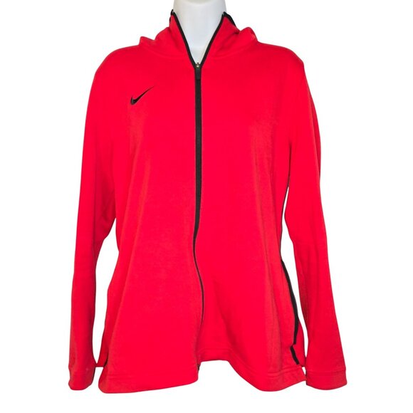 Nike | Sweaters | Nike Drifit Size Xl Red With Black Trim Long Sleeve ...